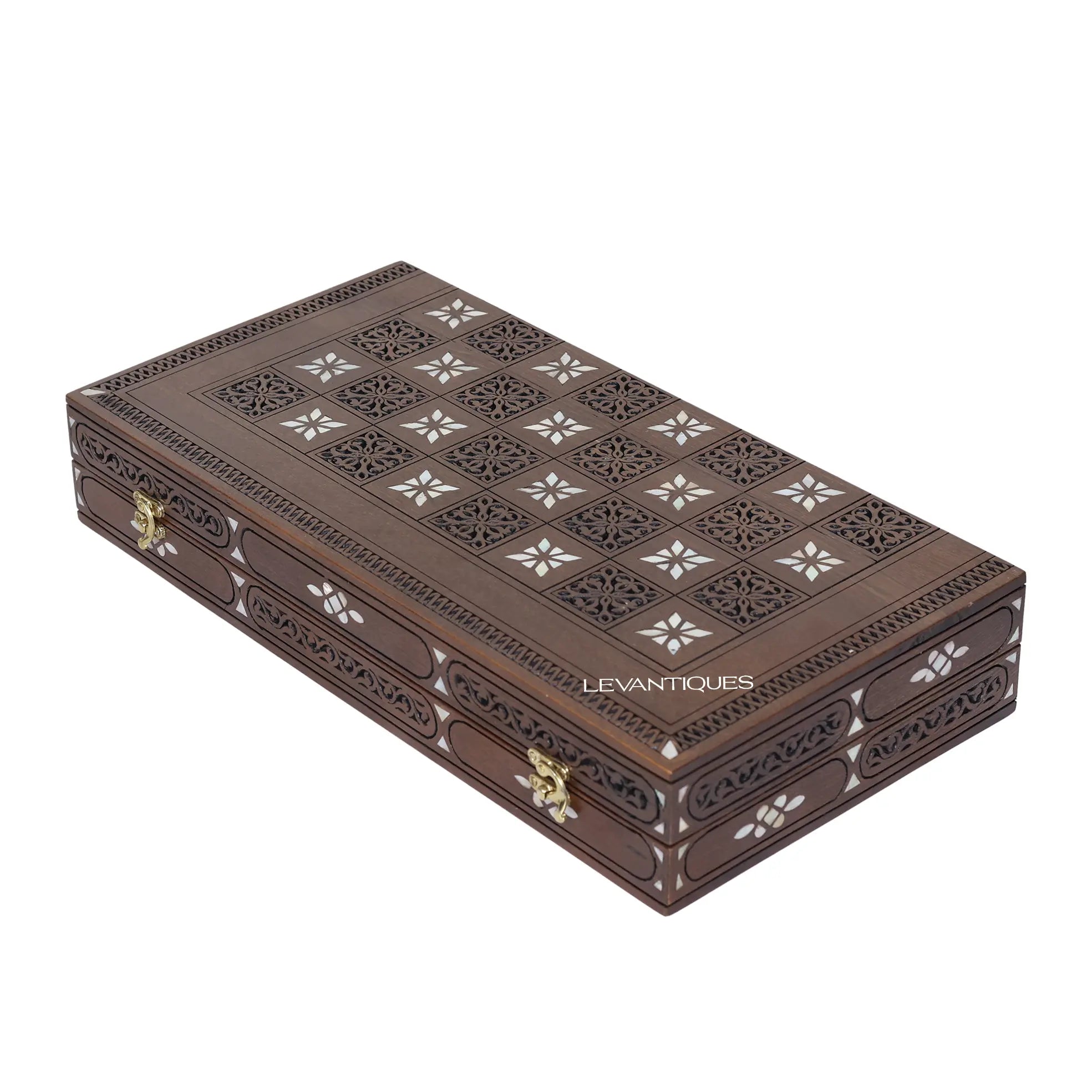 Arab Backgammon Board Game | Wood Backgammon Board Set Up | Custom ...