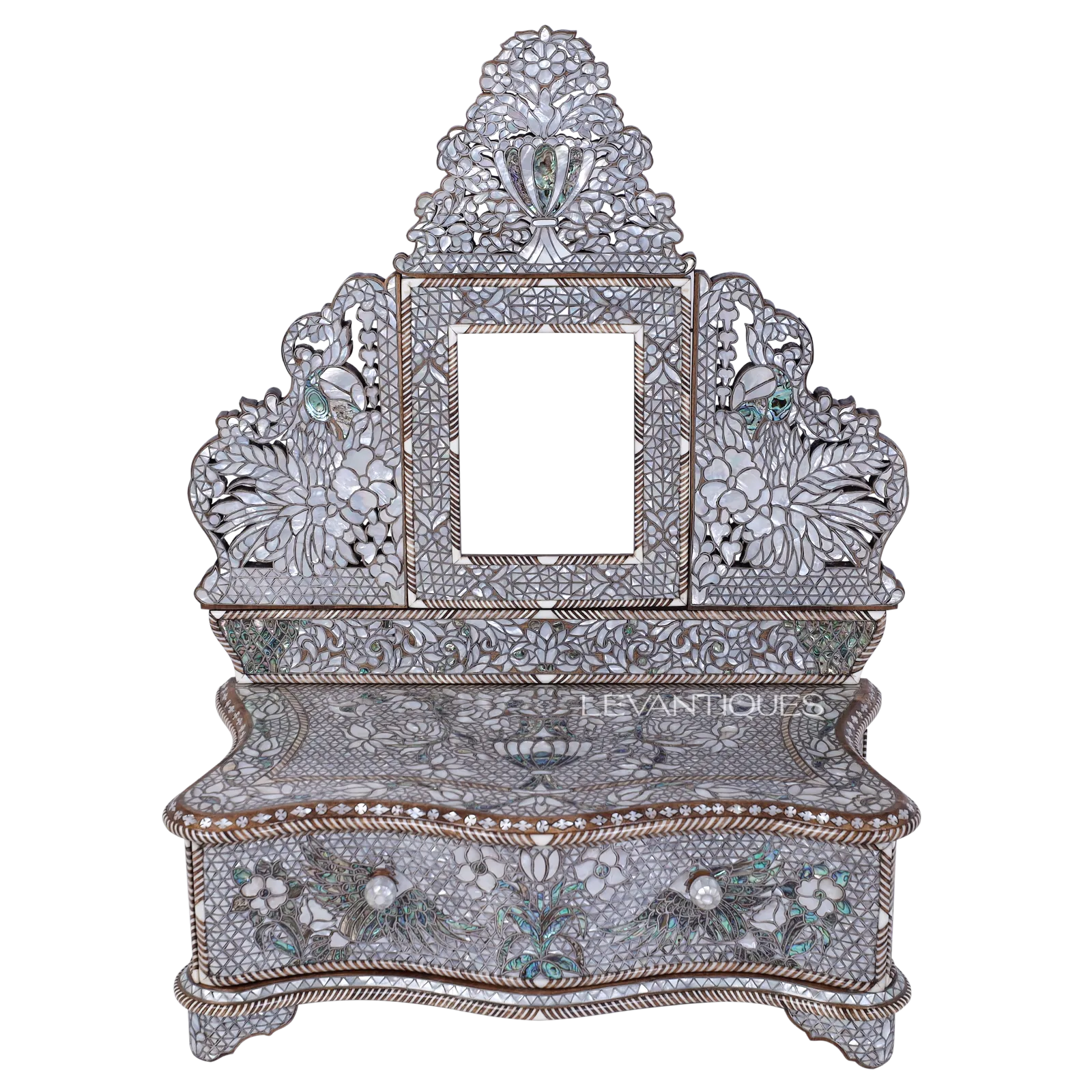 Massa Vanity Table With Mirror | Levantiques