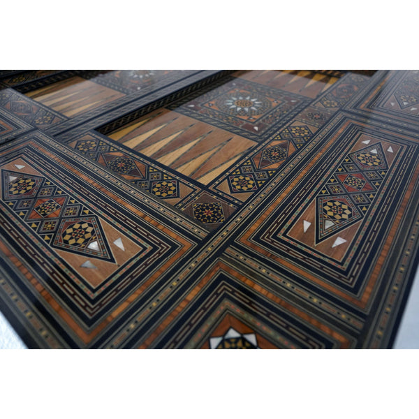 Luxurious Sultan Game Table with Chess & Backgammon | Levantiques