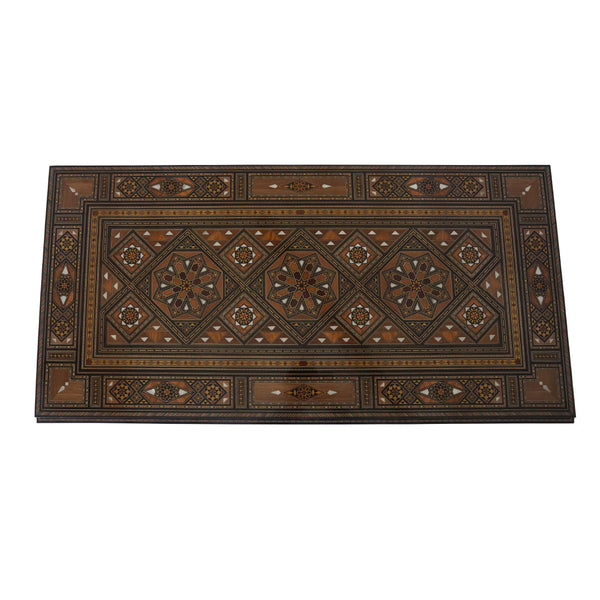 Luxurious Sultan Game Table with Chess & Backgammon | Levantiques